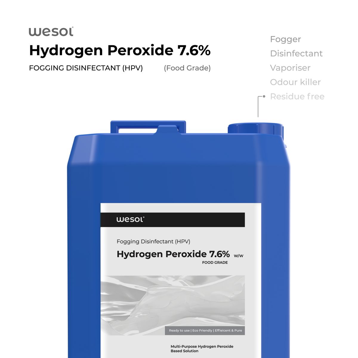 Hydrogen Peroxide 7% for Fogging | Wesol