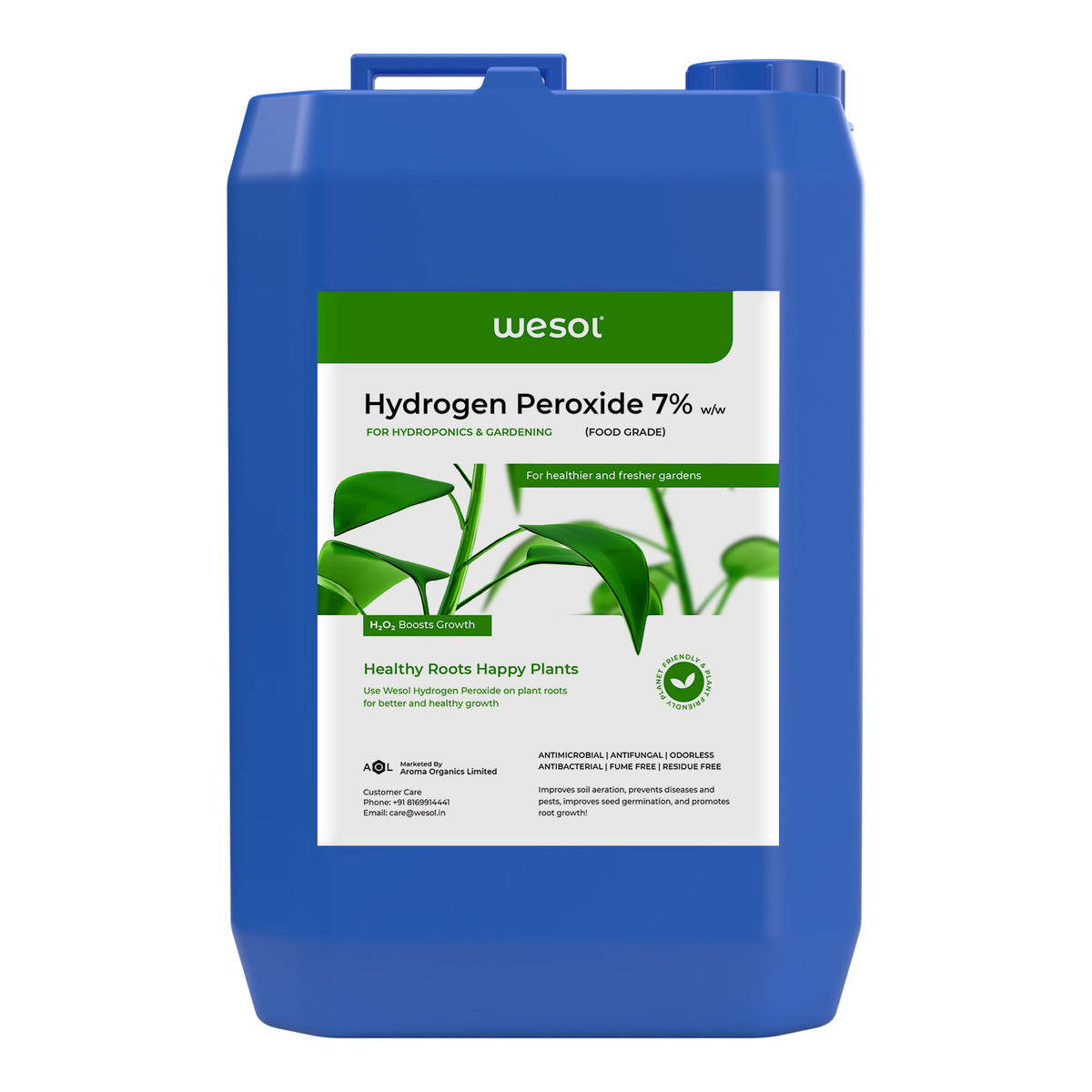 Hydrogen Peroxide 7% for Plants | Wesol